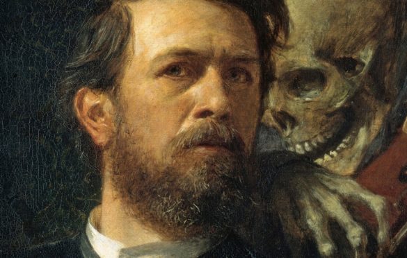 Yaşamın Sonu: Self-Portrait with Death Playing The Fiddle — Arnold ...